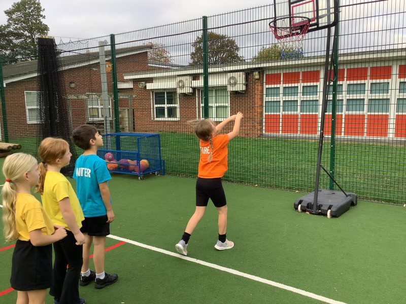 Netball shooting part 2 | Birkwood Primary School