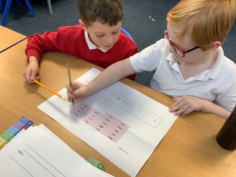 Unmarked number lines to 1000 | Birkwood Primary School